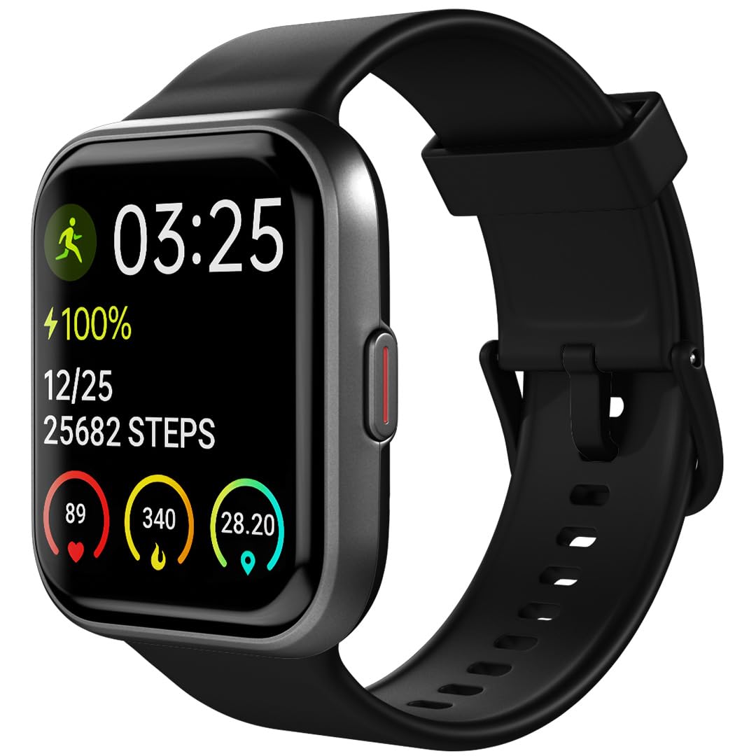 Spade & Co Health Smartwatch 3 - Health, Fitness & Activity Tracker with 10+ Day Battery Life, Alexa Built-in, Bluetooth Call, Sleep Monitor, Waterproof for iPhone & Android, Men & Women