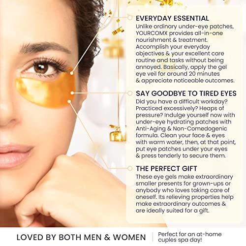YoucomX Under Eye Patches for Puffy Eyes & Dark Circles 20 Pairs