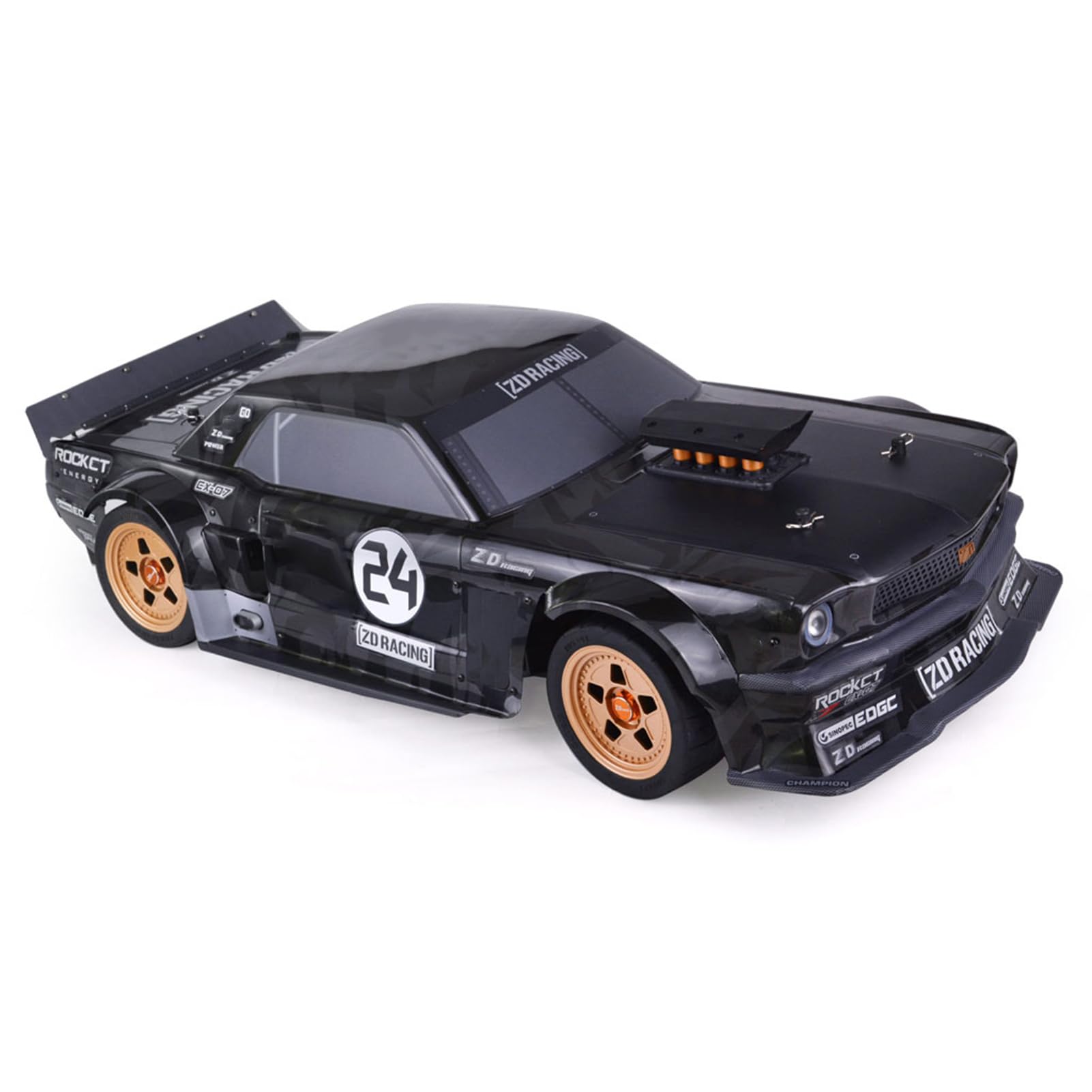 GoolRC ZD Racing Remote Control Car, 1:7 Scale, 70km/h 4WD Hypercar with 4282 2000KV Brushless Motor, 2.4G Remote Control, EU and US Plug Options