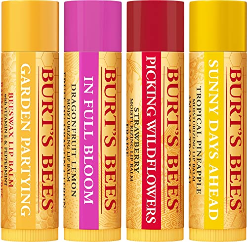 Burts Bees Beeswax Bounty Lip Balm Gift Set, 0.15 OZ