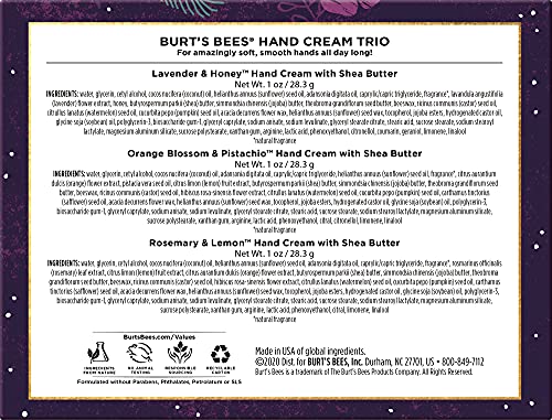 Burt’s Bees Shea Butter Hand Cream Trio Set