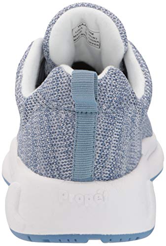 Propét Womens Stability Fly Sneaker, Denim/White, 13 X-Wide US