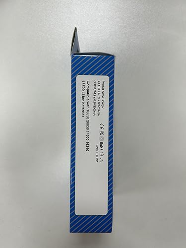 REACELL 18650 Lithium Battery Charger, Univerisal Lithium Charger for 3.7V 18350 26650 22650 21700 16340 14500 36650 Lithium Battery