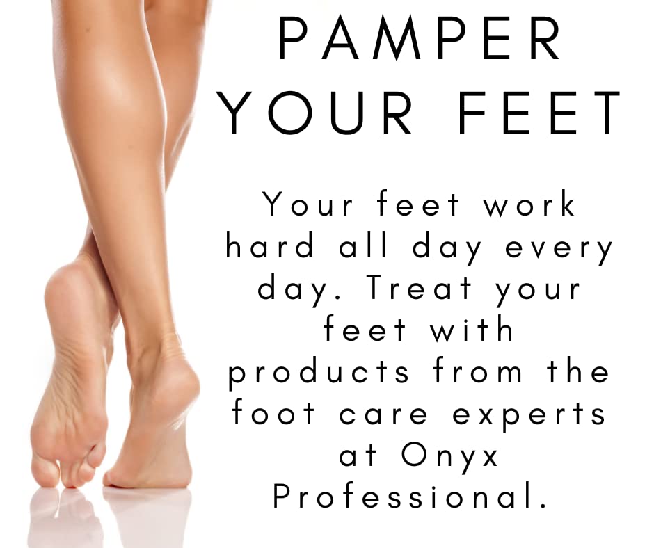 Onyx Professional Avocado Foot Scrub, Gentle Exfoliating Foot Treatment with Vitamin E