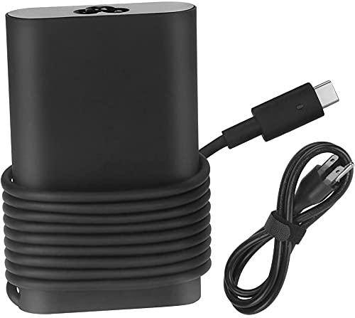 65W USB C Type C Laptop Charger AC Power Supply Adapter Cord Fit for Dell XPS 12, 9250 XPS 13 9350 9360 9365 9370 9380, Latitude 7370 7280 7480 5480 7275 5290 7490