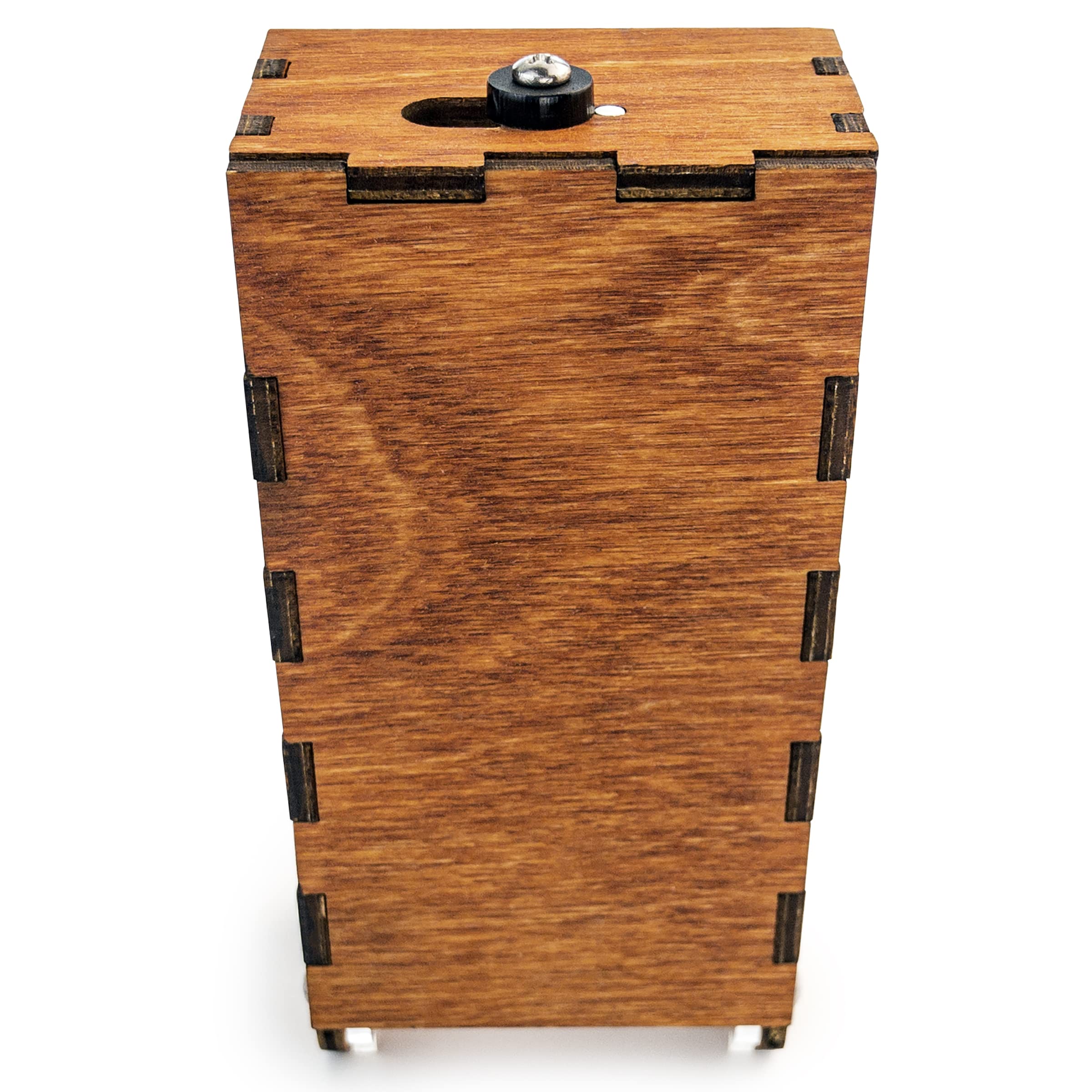 C4Labs Micro Travel Portable Dice Tower AND Dice Vault | Fits Standard Seven Set of Dice (Gunstock)