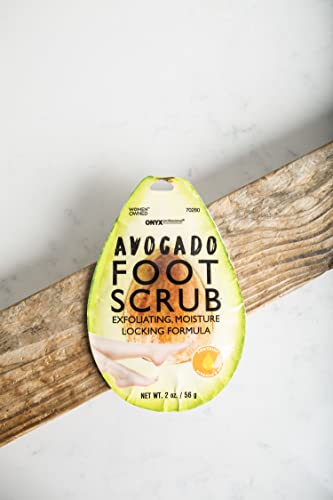 Onyx Professional Avocado Foot Scrub, Gentle Exfoliating Foot Treatment with Vitamin E