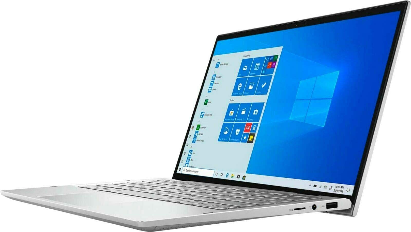 Dell 2022 XPS 13 7390 13.3" Full HD InfinityEdge Thin and Light Laptop, Intel Core i7-10510U Processor, 8GB RAM, 256GB SSD, Backlit Keyboard, WiFi 6, Webcam, Windows 10, Silver