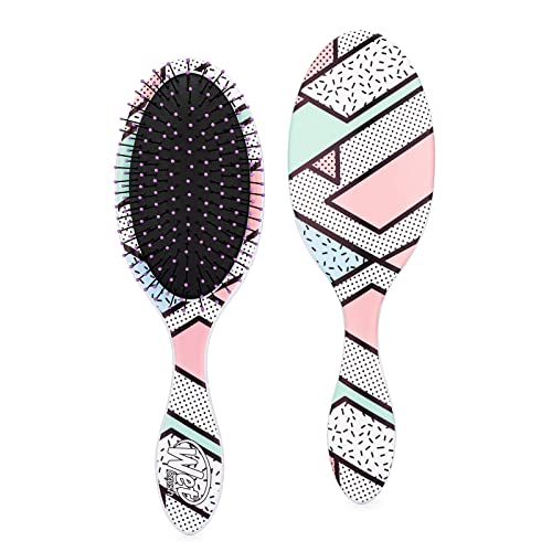 Wet Brush Original Detangler Brush - Throwback, Level Up - All Hair Types - Ultra-Soft IntelliFlex Bristles Glide Through Tangles with Ease - Pain-Free Comb for Men, Women, Boys and Girls