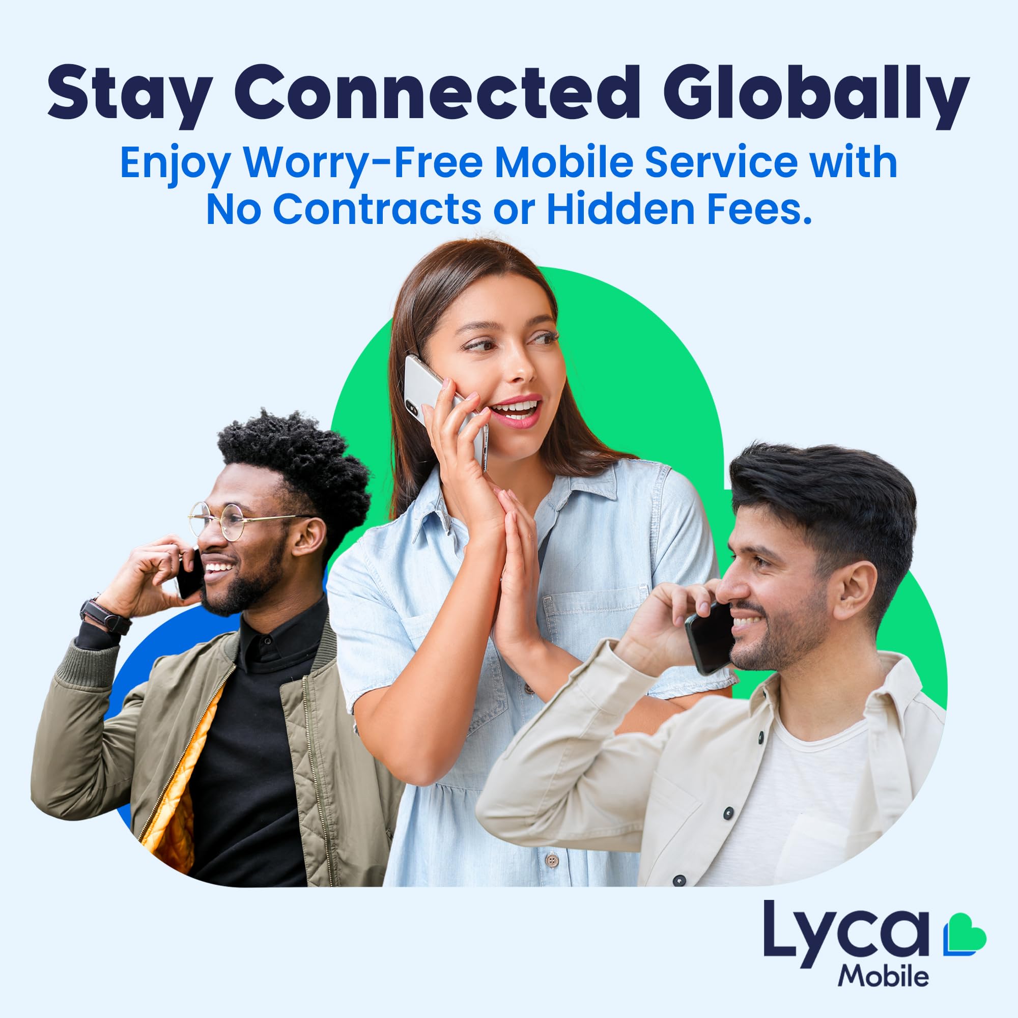 Lycamobile 30 Day Prepaid SIM Card for Cell Phones, 5 GB High Speed 4G LTE/5G Data, International Talk & Text to 100+ Countries, Quick Activation, 3-in-1 Triple-Cut, Compatible w/ Most Mobile Phones