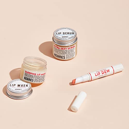 Save 10% Lip Scrub and Lip Mask Bundle - Clean Sustainable Skincare Lip Exfoliator and Lip Treatment