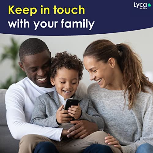 Lycamobile 30 Day Prepaid SIM Card for Cell Phones, 3GB High Speed 4G LTE/5G Data, International Talk & Text to 100+ Countries, Quick Activation, 3-in-1 Triple-Cut, Compatible w/Most Mobile Phones