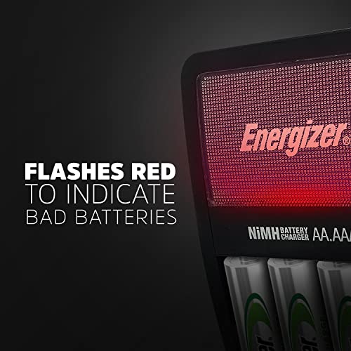 Energizer Recharge Value Charger for NiMH Rechargeable AA and AAA Batteries