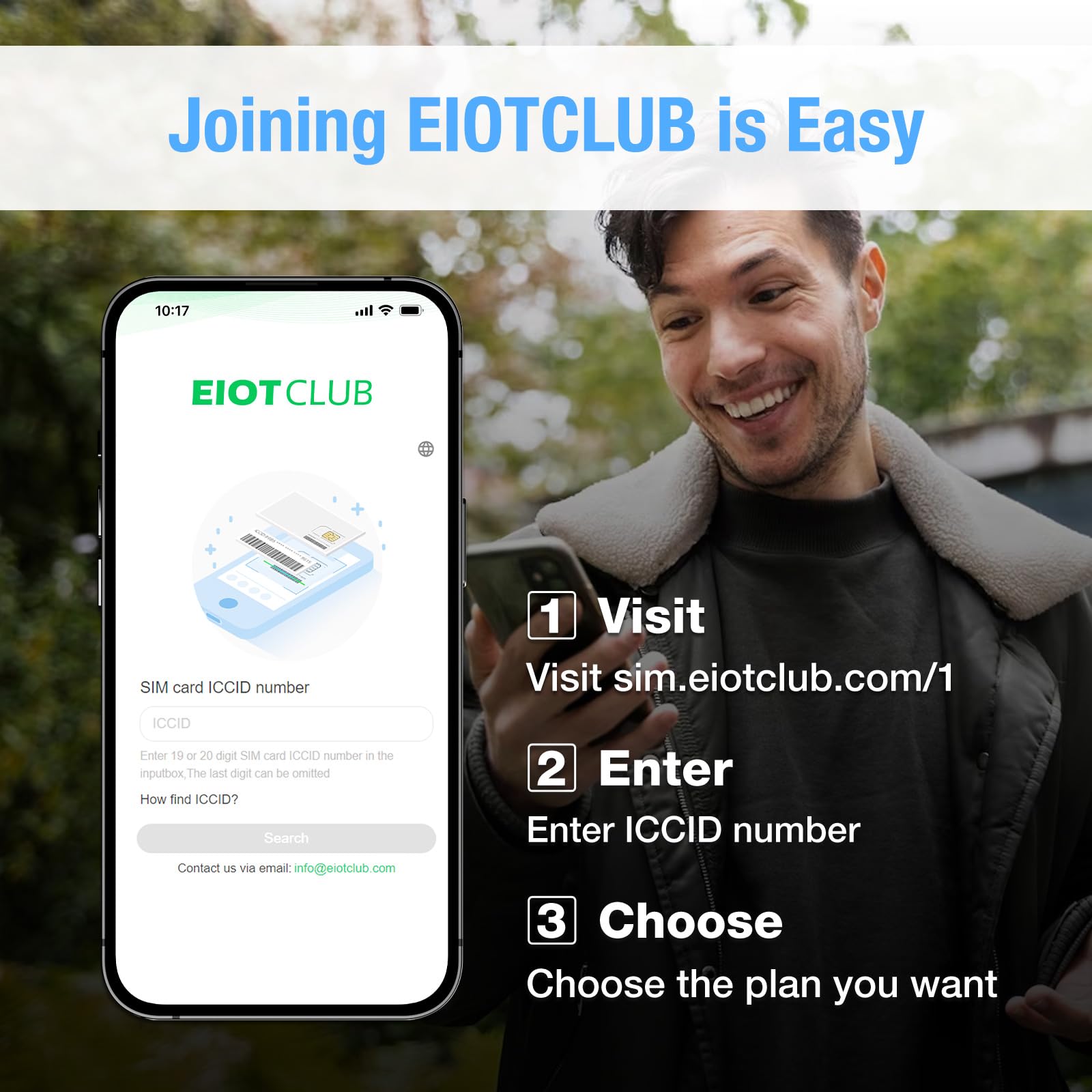 EIOTCLUB Prepaid SIM Card | 4G LTE - USA Compatible with Nationwide Networks for Unlocked IoT Device(NOT for Voice/Text Service. for Data Use Only) (6GB 90DAY)