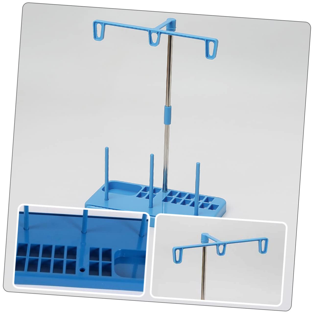 SEWACC 1 Set Universal Three-Wire Rack 3 Thread Stand Quilting Spool Holders Thread Holders Cone Thread Holder Sewing Machine Embroidery Supplies Single Line Embroidery Machine Plastic