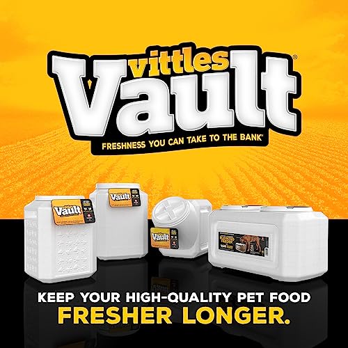 Gamma2 Vittles Vault Bird Seed Storage Container, Up to 35 Pounds Dry Pet Food Storage, Made in USA