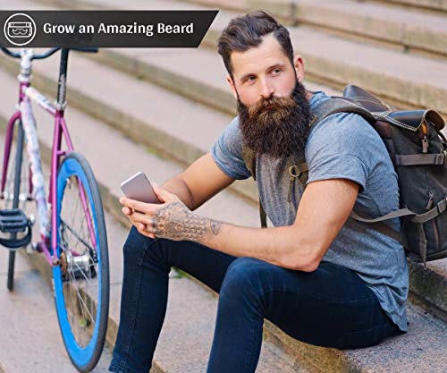 Naturenics Premium Beard Grooming Kit for Men - 100% Organic Unscented Beard Oil, Beard Balm Butter Wax, Beard Brush, Beard Comb, Beard Scissors for Beard & Mustache-with Bamboo Box & eBook
