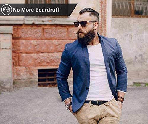 Naturenics Premium Beard Grooming Kit for Men - 100% Organic Unscented Beard Oil, Beard Balm Butter Wax, Beard Brush, Beard Comb, Beard Scissors for Beard & Mustache-with Bamboo Box & eBook