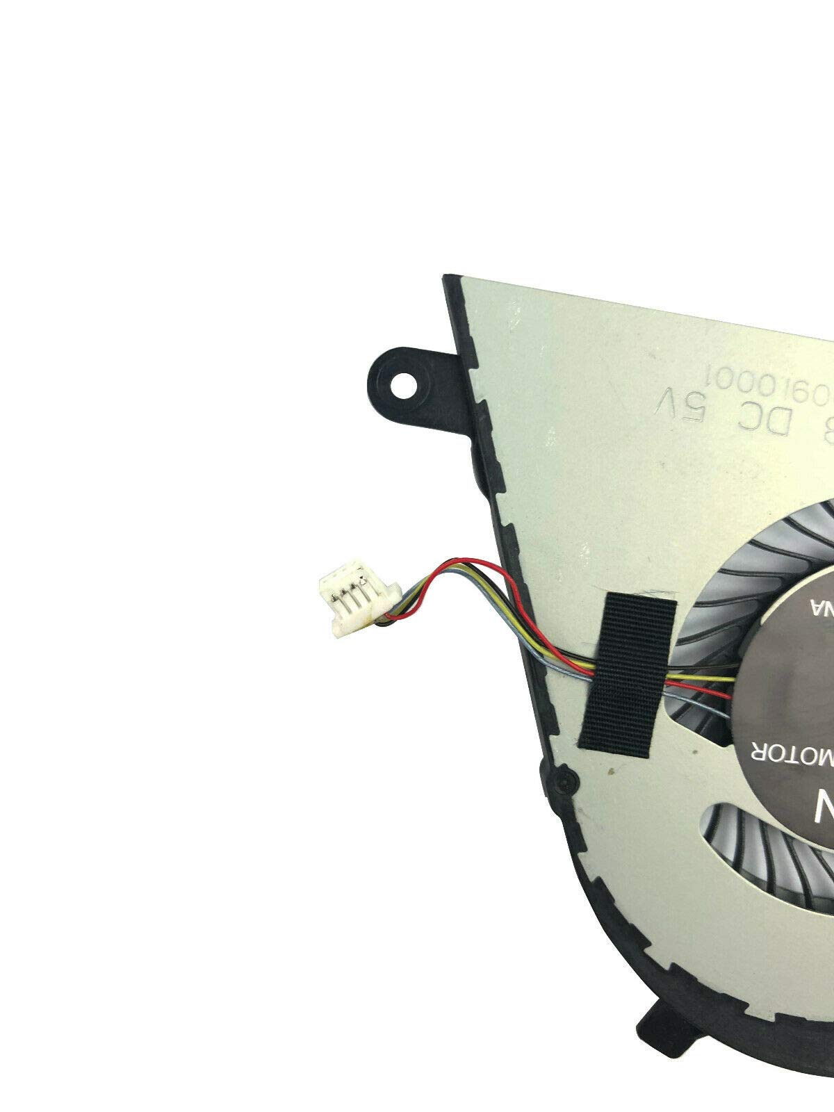 CAQL CPU Cooling Fan for Dell Inspiron 13 7370 7373 I7373 I7373-5558GRY-PUS, P/N: DJFK0 0DJFK0, 4-Pin Power Connection