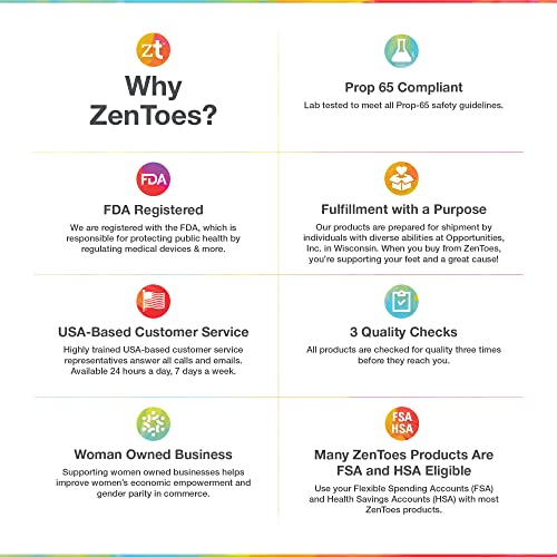ZenToes Moisturizing Heel Socks 2 Pairs Gel Lined Toeless Spa Socks to Heal and Treat Dry, Cracked Heels While You Sleep (Regular, Blue Tie Dye)