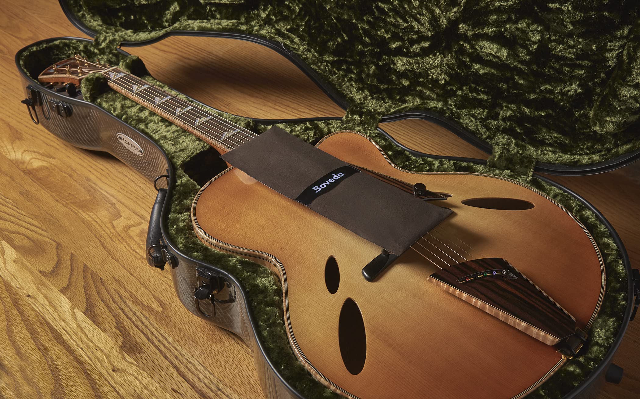 Boveda for Music | Double-Sleeve Fabric Holder for 49% RH Boveda 2-Way Humidity Control | For Use with 2 Boveda Size 70 to Protect Large Instruments from Cracking/Warping
