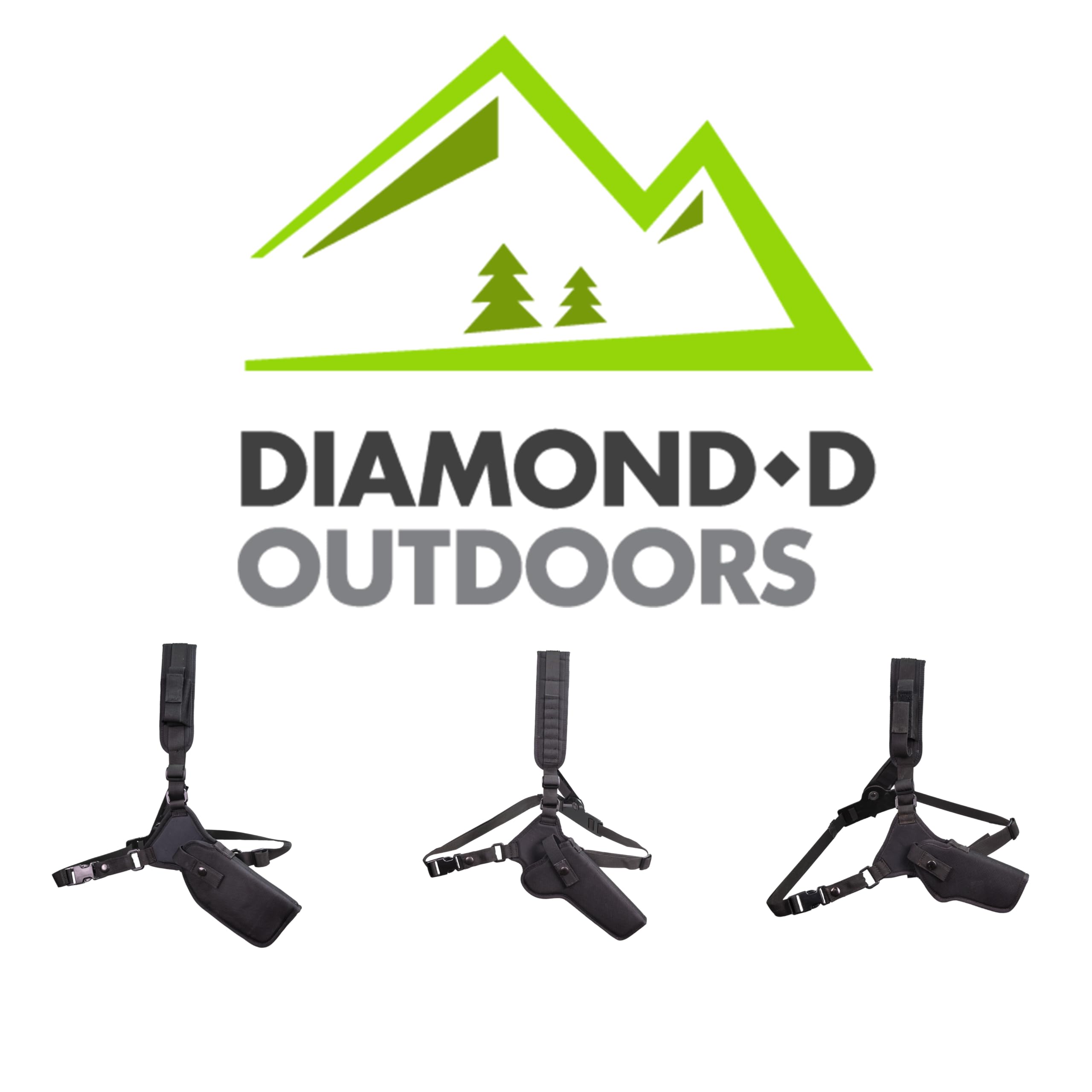 DIAMOND D OUTDOORS - Denali Chest Holster for Revolver up to 6 ½” Barrel