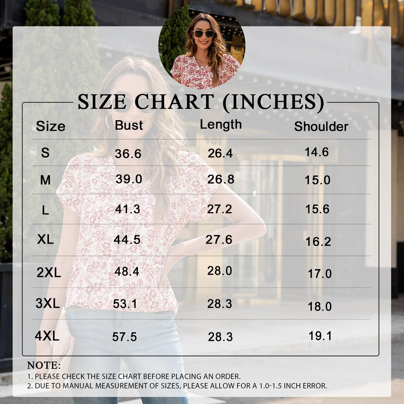 Anyally Women's Summer Spring Dressy Casual Chiffon Blouses Short Sleeve Tunic Tops for Leggings T-Shirts, XL Khaki