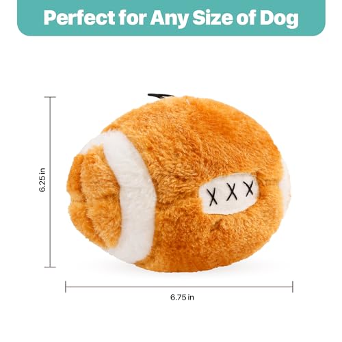 Ethical Plush Football Dog Toy, 4-1/2-Inch