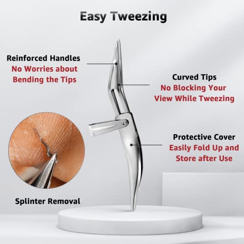 DUROX - Splinter Remover. Great For First Aid Kit Camping. Medical Tweezers To Tweeze Splinter Out. Splinter Remover Kit. Splinter Tweezers. Surgical Tweezers. First Aid Kit Tweezers…