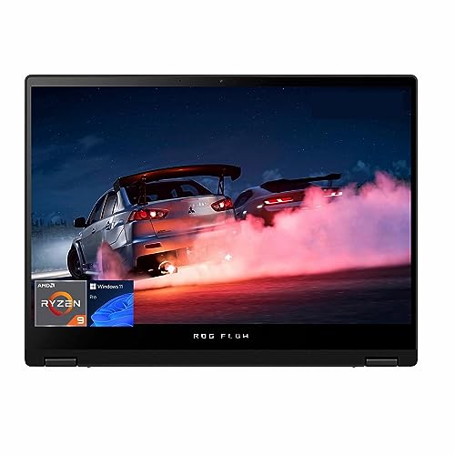 ASUS ROG Flow X13 2-in-1 Touch Gaming Laptop, 13.4" WUXGA 120Hz, AMD 8-Core Ryzen 9 6900HS, GeForce RTX 3050 Ti, 16GB RAM, 1TB PCIe SSD, Backlit, Fingerprint, WiFi 6E, PDG Active Pen, Win 11 Pro