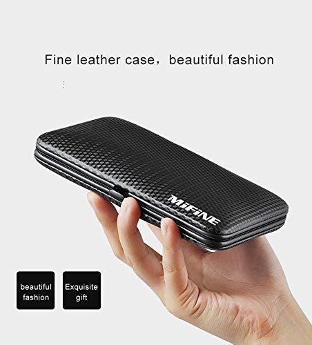 Manicure Set Pedicure Set Nail Clippers – Mifine 16 in 1 Stainless Steel Professional Pedicure Kit Nail Scissors Grooming kit with Black Leather Case