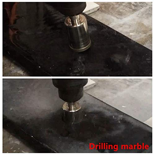 JINGLING 2Pcs 1 1/2 Inch 38mm Diamond Hole Saws Granite Drill Bits Masonry Tools for Stone