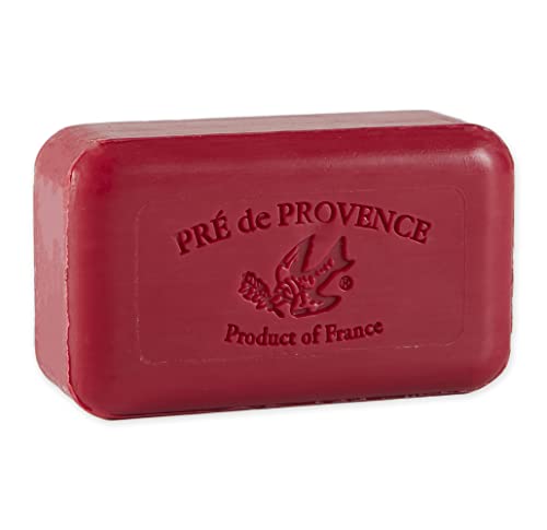 Pre de Provence Artisanal Soap Bar, Natural French Skincare, Enriched with Organic Shea Butter, Quad Milled for Rich, Smooth & Moisturizing Lather, Cashmere Woods, 5.3 Ounce
