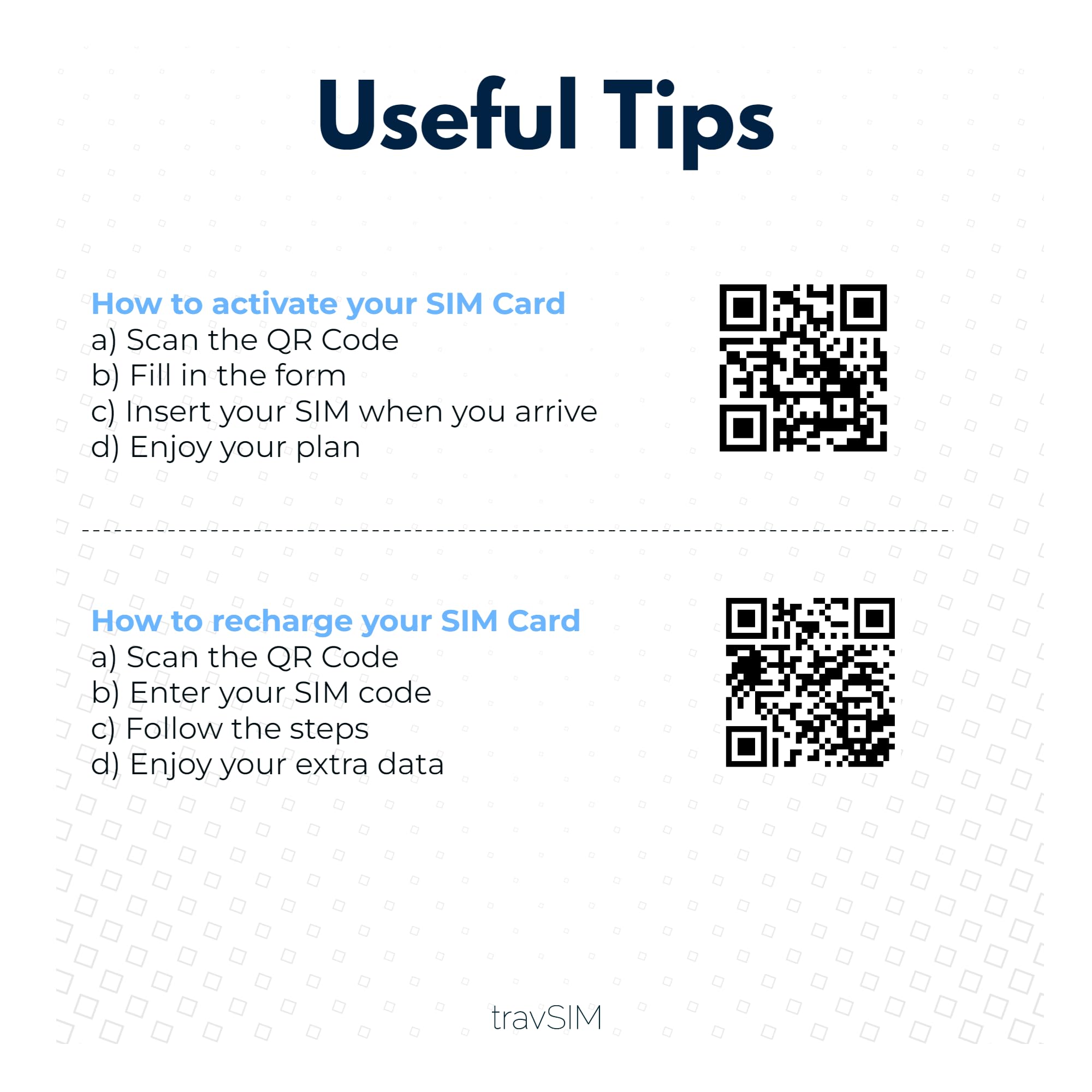travSIM Prepaid SIM Card USA | Uses The AT&T Network | 50GB Mobile Data at 4G/5G speeds | US SIM Card has Unlimited National Calls & Texts | US Mobile SIM Card 30 Days