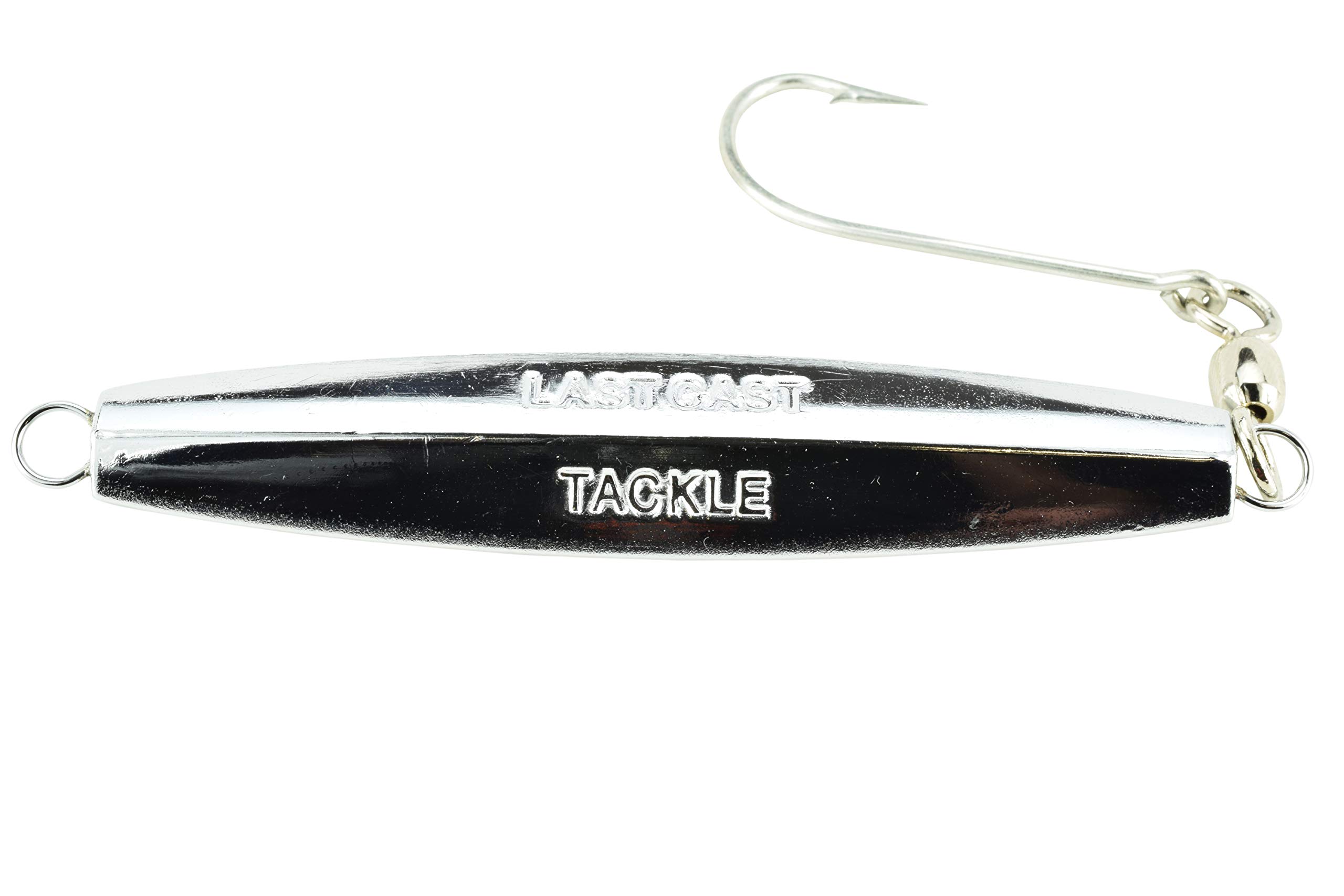 LAST CAST TACKLE 2-8oz Chrome Diamond Jig - 2 Pack - 3 Sizes to Choose from (2oz)