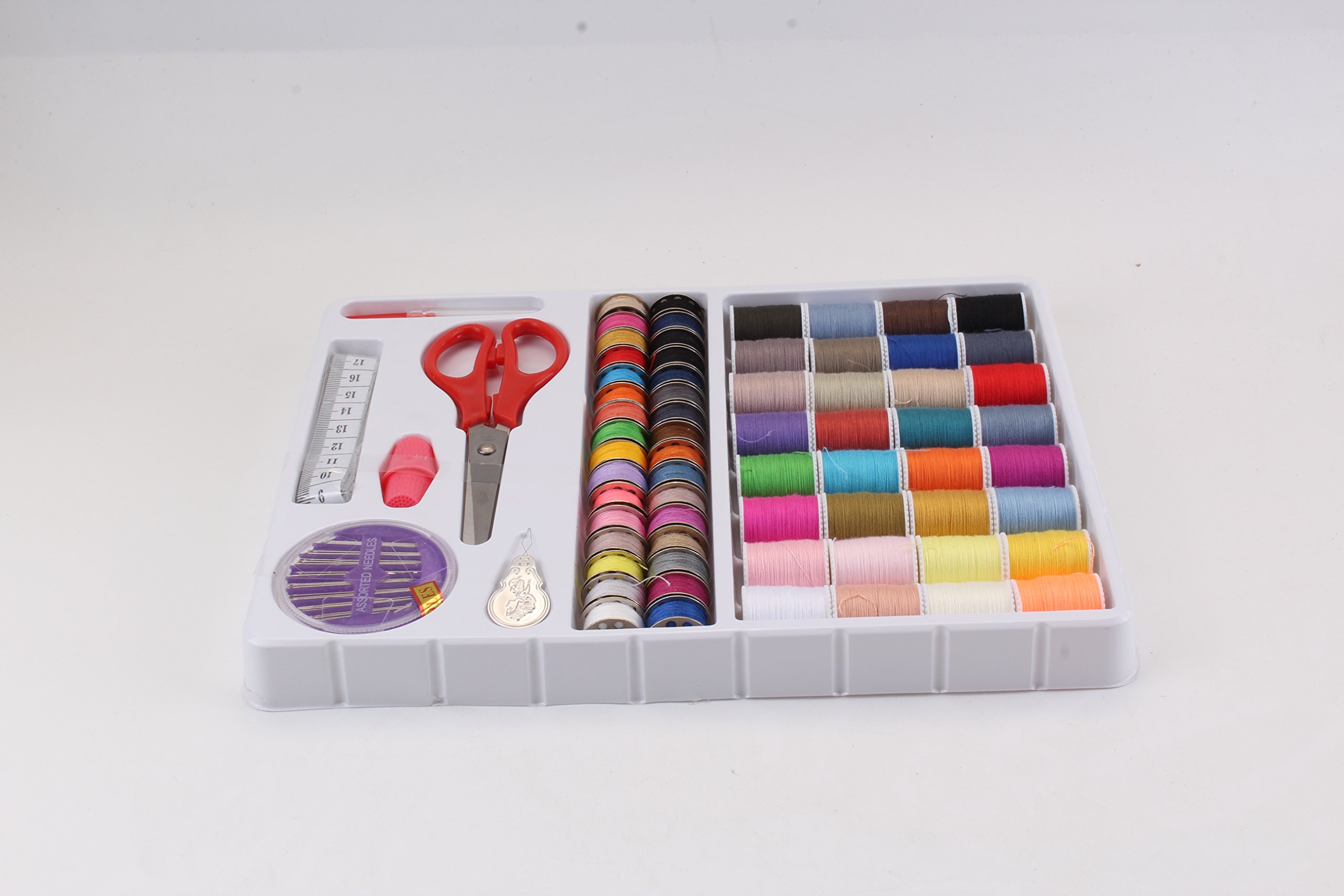 Michley Sewing Kits with100 Pieces, 32 Bobbins in, 1.0-inches by 8.0-inches by 9.8-inches, Multi-Color