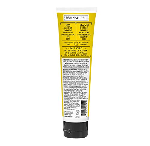 J.R. Watkins Natural Moisturizing Hand Cream, Hydrating Hand Moisturizer with Shea Butter, Cocoa Butter, and Avocado Oil, USA Made and Cruelty Free, 3.3oz, Lemon Cream, Single