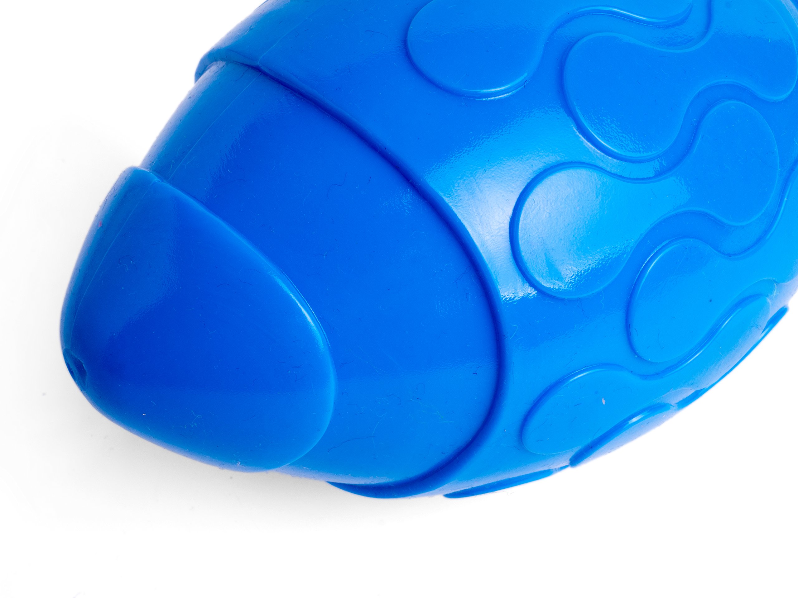 Petface Toyz Rugby Ball Dog Toy, Medium, Blue