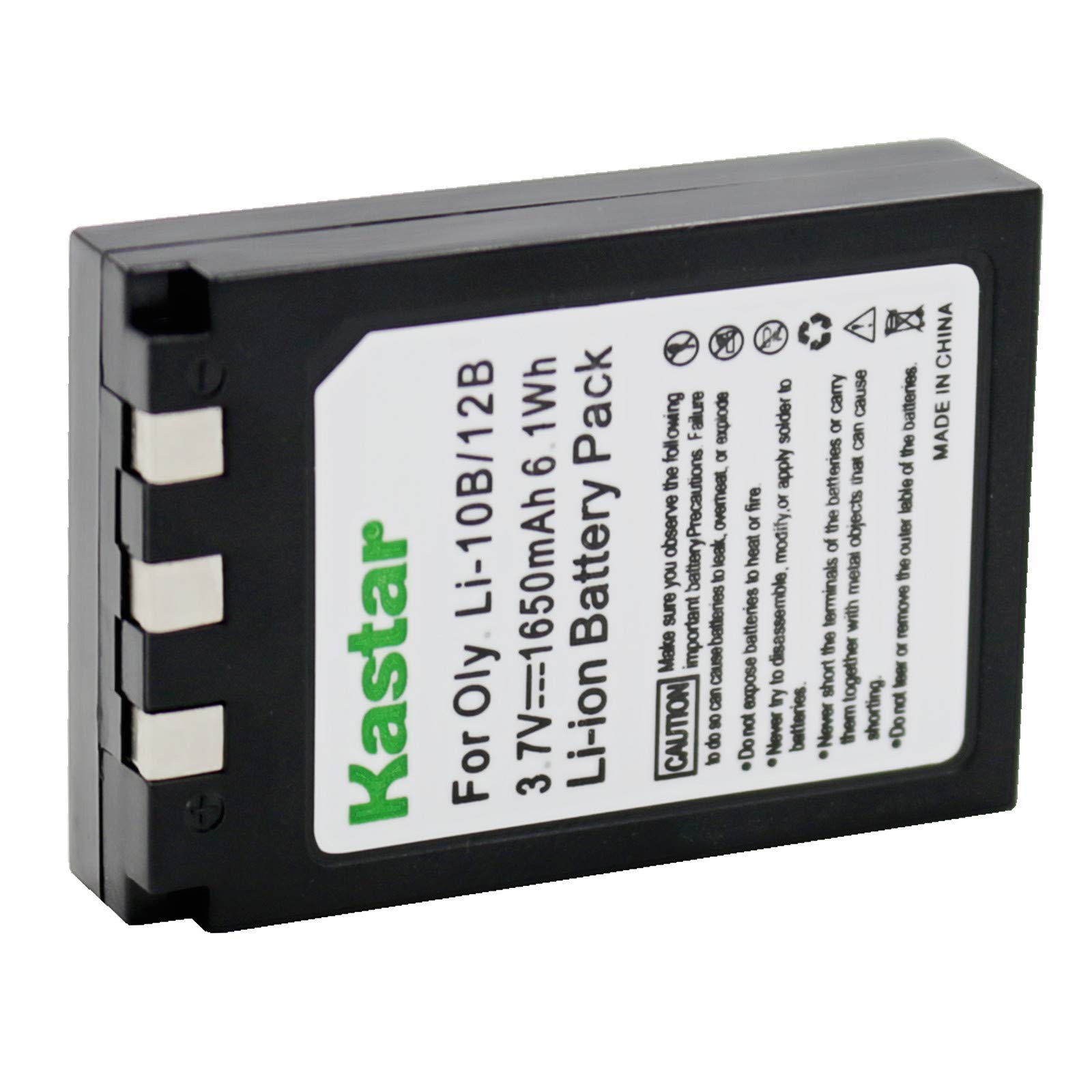 Kastar 2 Pack Battery for Olympus LI-10B LI-12B and Olympus Stylus 300 400 410 500 600 810 Cameras
