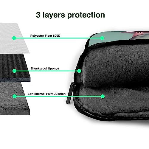 Cute Pig Laptop Bag 15.6 Inch, Business Briefcase Gifts For Men Women, Messenger Shoulder Bag With Strap