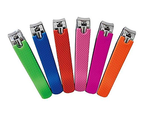 3 Piece Toenail Clipper with Silicone Grip Multipack Individually Boxed