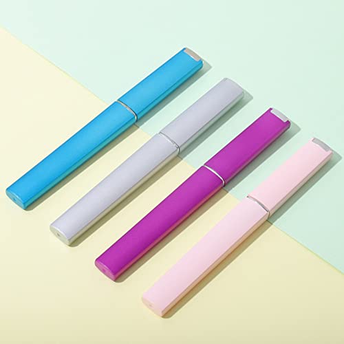 Glass Nail File Glass Nail File With Case Double Sided Etched Surface Files Professionals Glass File Stocking Stuffers For Women Unique Gifts Package For Nail Acrylic Kit Sets (Blue, One Size)