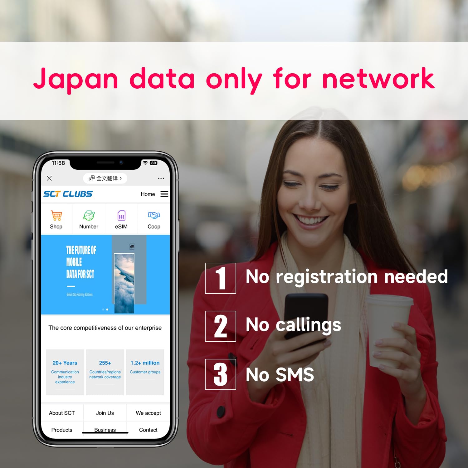 Japan Data SIM Card 7- Day Unlimited Internet Data No Voice & Text for Japan Travel or Business Trip 2GB High Speed Data Per Day for Mobile Phone Network or Other Communication Equipment