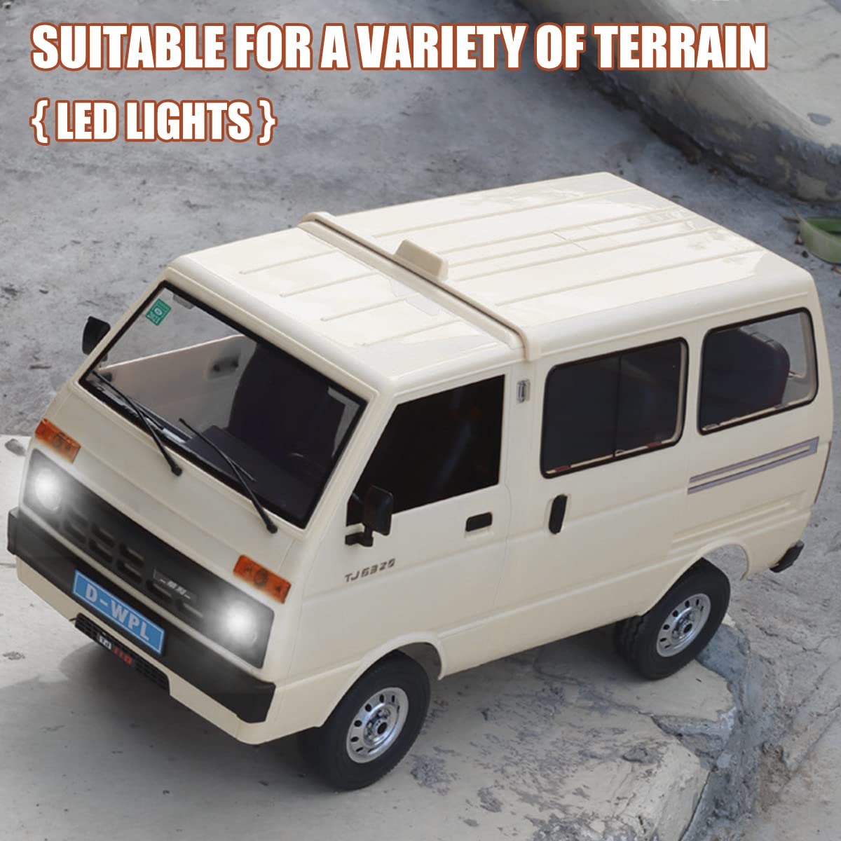 Spobot Remote Control Car RC Van Mini Cabin Car RC Crawler Off Road Climbing Vehicle Drift Speed Model Toy All Terrain Drifting Rc Crawler for Kids Hobby