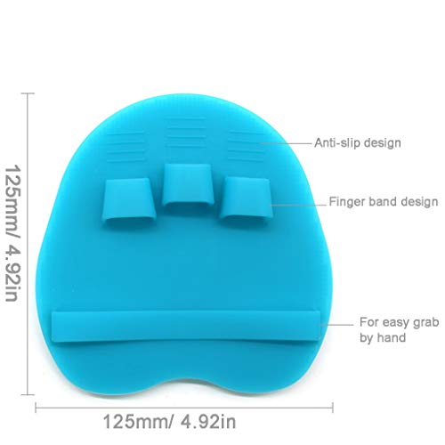 Pure Silicone Body Massage Brush Body Wash Bath Shower Tool, with Super Soft Manual Facial Cleansing Brush Scrubber