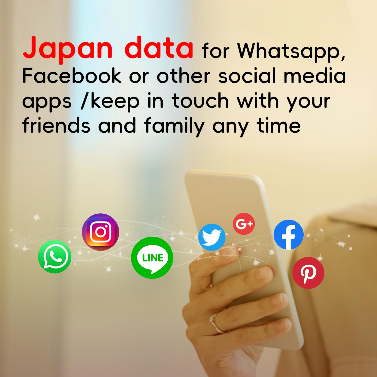 Japan Data SIM Card 7- Day Unlimited Internet Data No Voice & Text for Japan Travel or Business Trip 2GB High Speed Data Per Day for Mobile Phone Network or Other Communication Equipment