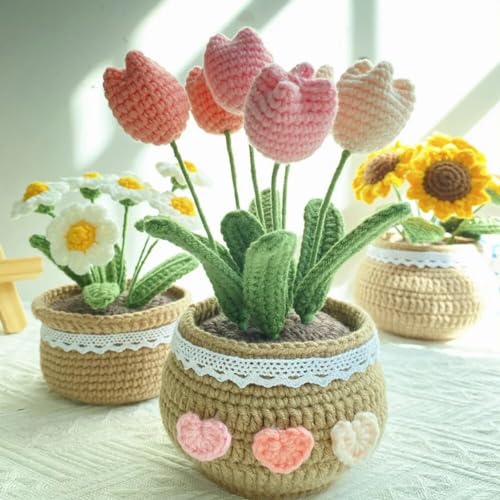 HIFFEY 50g/Set DIY Knitting Yarn Line 4ply Cotton Yarn Hand-Organic Weave Thread Soft Warm for Crochet Scarf Sweater Hat Doll (Color : 04 1pcs)