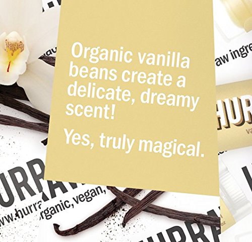 Hurraw! Vanilla Bean, Root Beer, Chocolate Lip Balms, 3 Pack Bundle: Organic, Certified Vegan, Cruelty and Gluten Free. Non-GMO, 100% Natural Ingredients. Bee, Shea, Soy and Palm Free. Made in USA