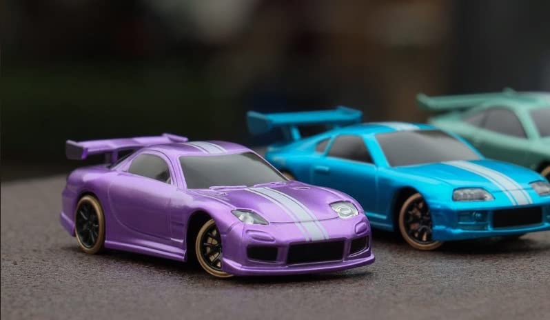 1:76 Turbo Racing C61/C62/C63 Remote Control Drift Car 2 Wheel Drive 2WD Scale 1:76 Proportional RTR Kit Toys (C61)