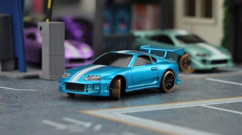 1:76 Turbo Racing C61/C62/C63 Remote Control Drift Car 2 Wheel Drive 2WD Scale 1:76 Proportional RTR Kit Toys (C61)